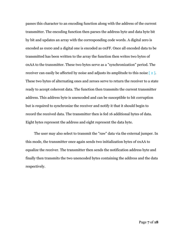 Data Encoding for Wireless Transmission | PDF