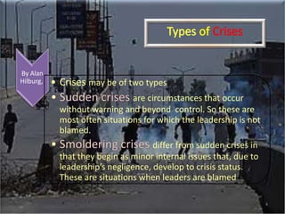 leadership role to tackle the political crises | PPT