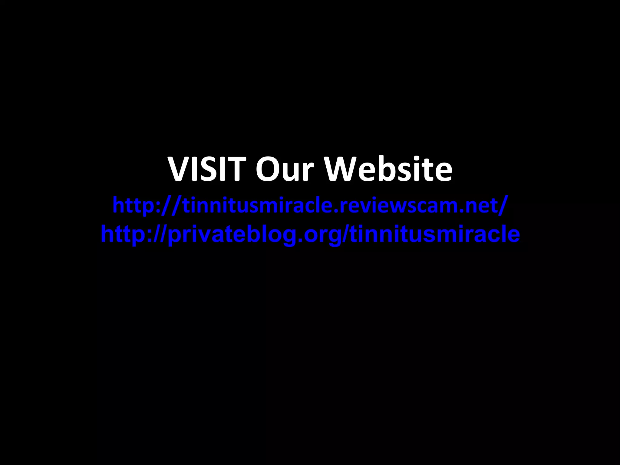 Ringing in left ear | PPT