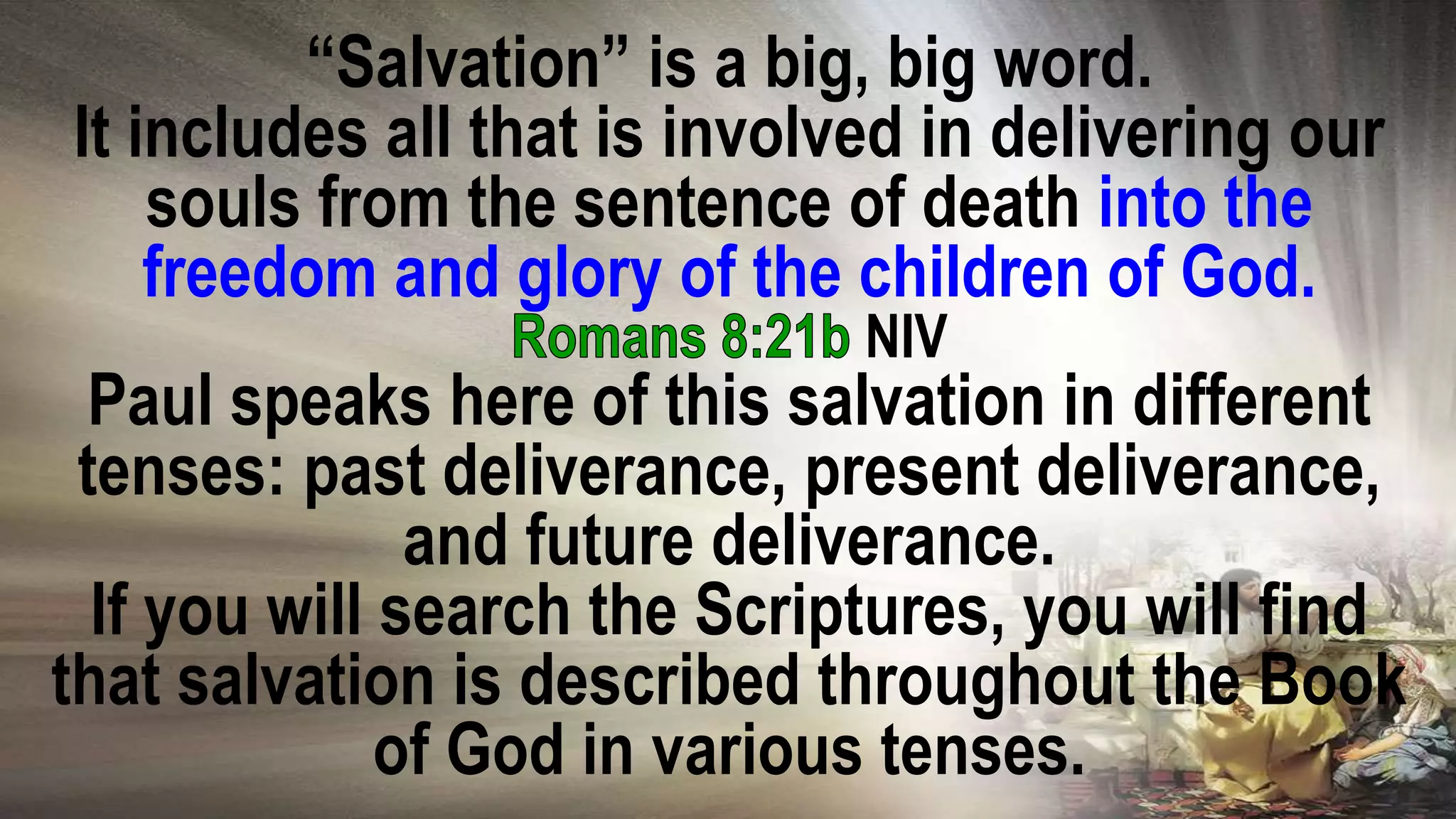 94 Salvation Tenses | PPTX