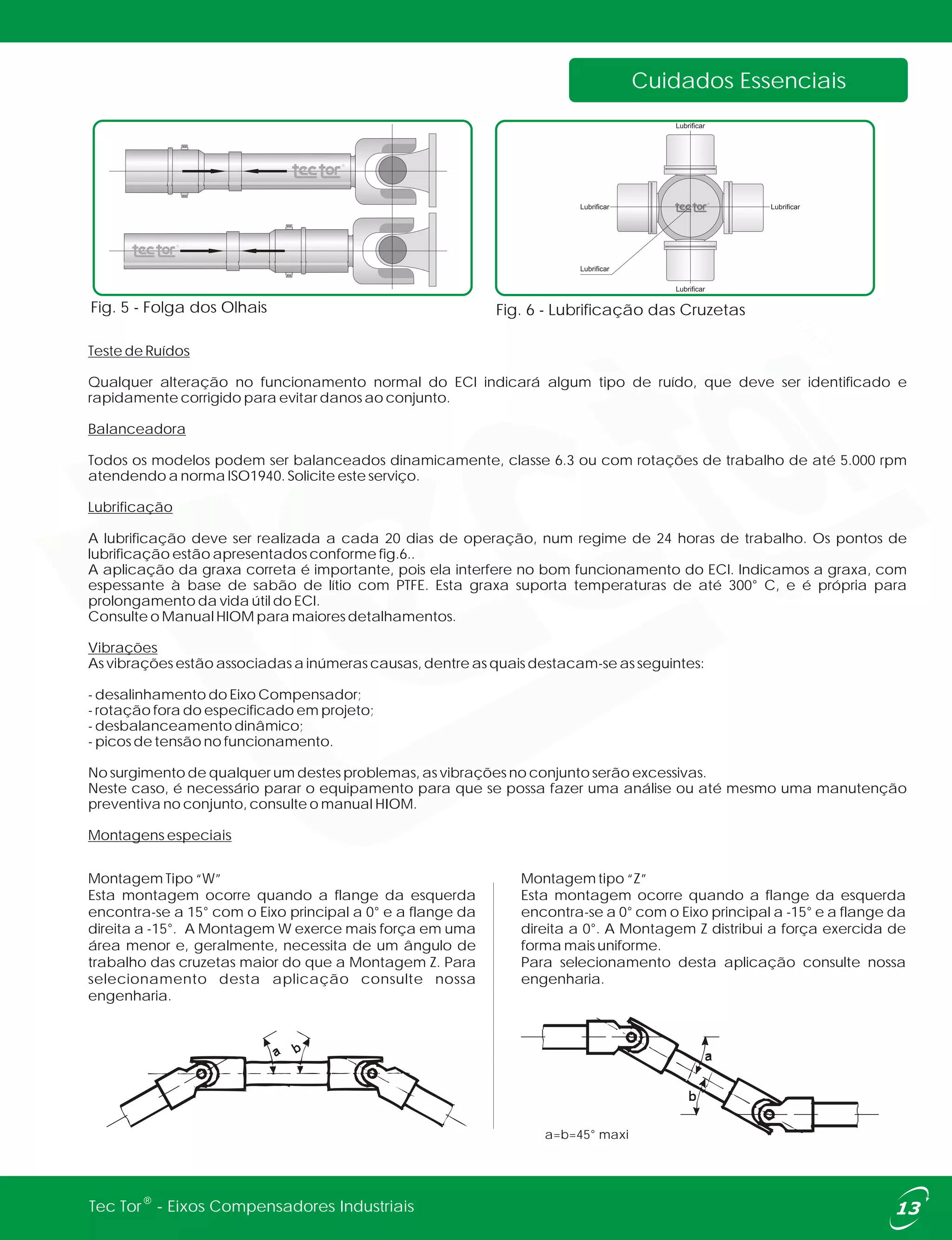 Eixos Cardan Industriais Tec Tor | PDF