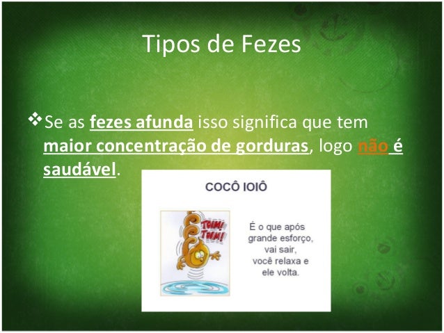 Tipos de Fezes