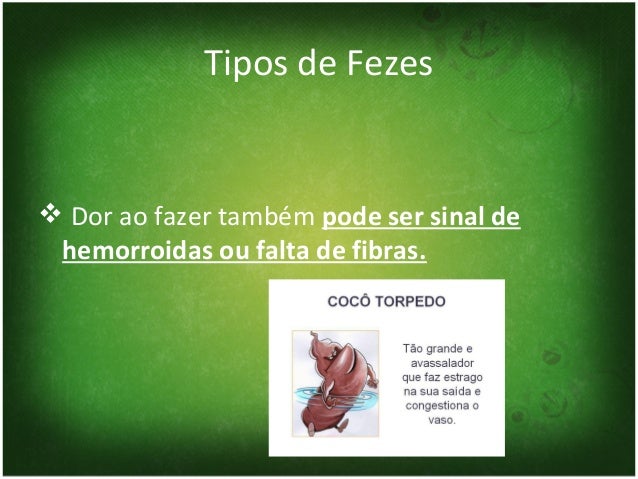 Tipos de Fezes