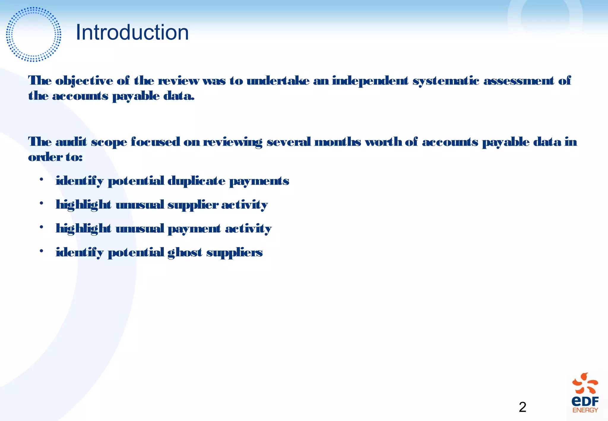 Benford's Law - Example - EDF | PPT