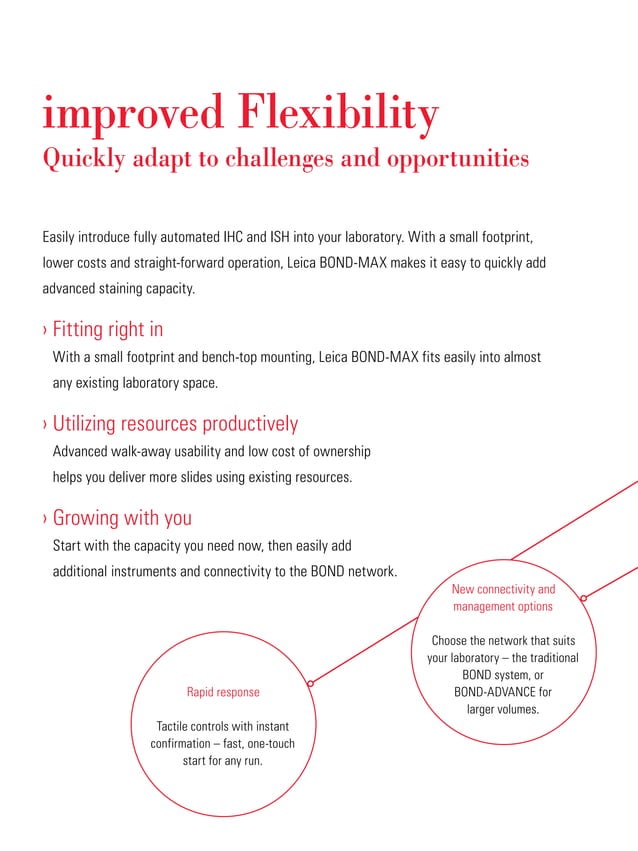 Leica BOND-MAX Instrument Brochure (95.11543 rev a_bond_max) | PDF