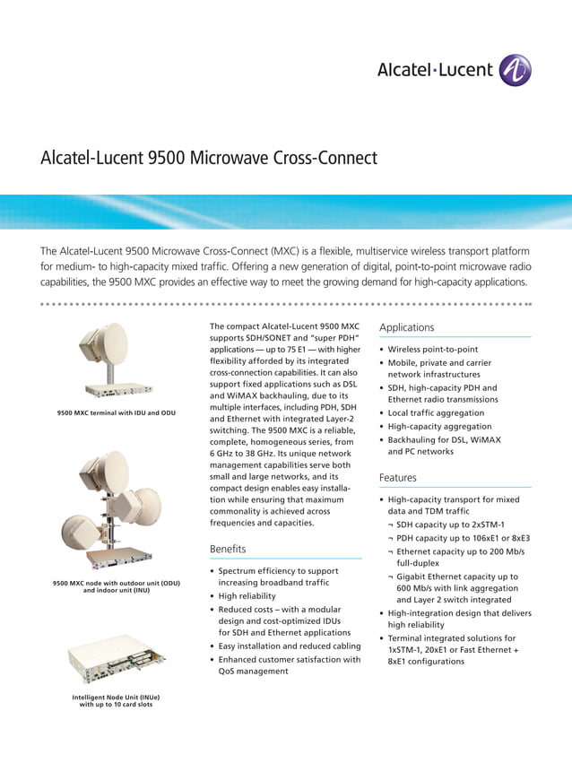 9500 mxc ds | PDF