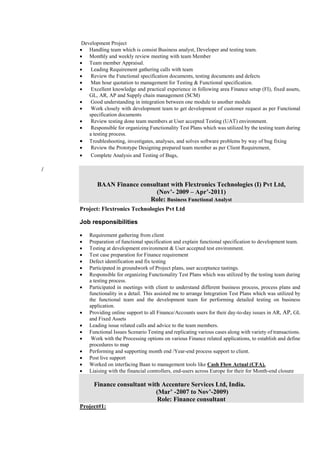 karthikeyan_profile-Project Manager | PDF