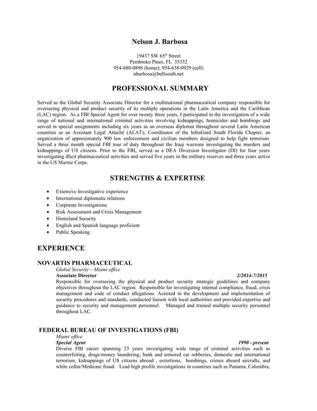 Nelson Barbosa Resume July 2015 Rev1 | PDF
