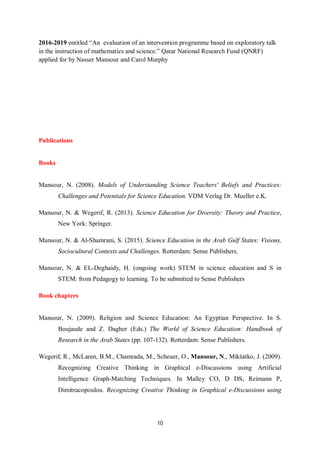 Nasser Mansour CV_ 2016 | PDF