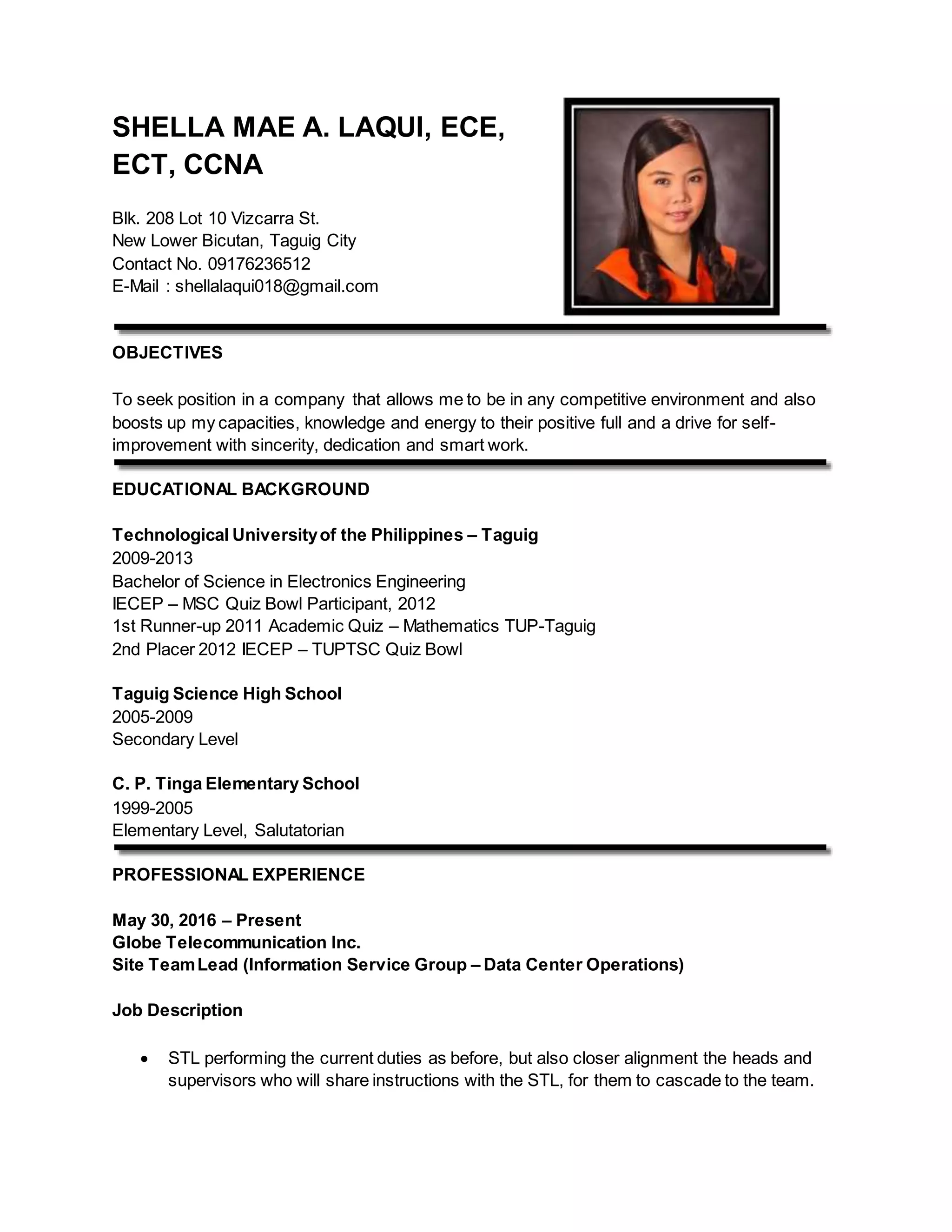 Laqui, Shella Mae_resume | PDF