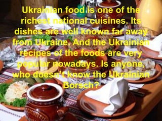 Ukraine food.ppt