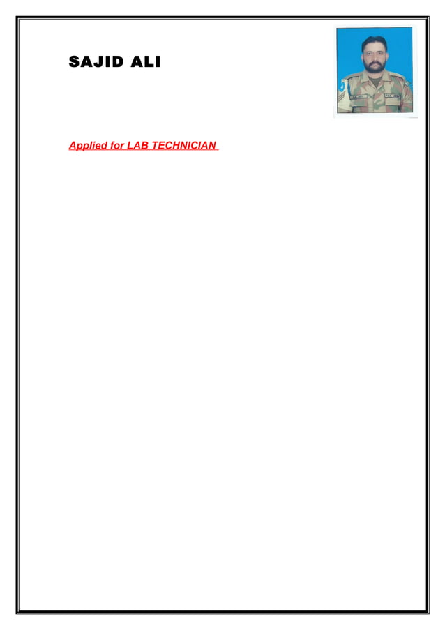sajid CV (1) | DOC