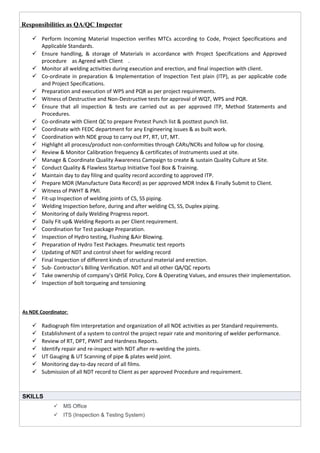 QASIM CV | DOC