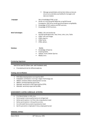 Anu Srivastava CV | DOCX