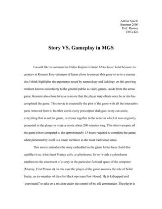 MGS_Story | DOC