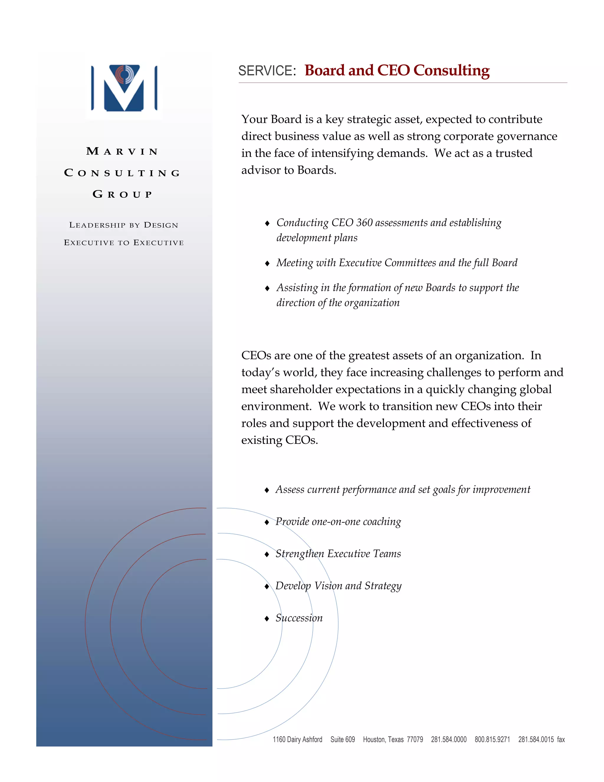 MC Board and CEO Consulting | PDF