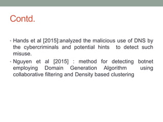 Seminar on Botnet Detection | PPTX | Information and Network Security | Computing