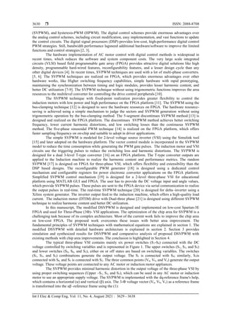 Modified digital space vector pulse width modulation realization on low-cost FPGA platform with ...