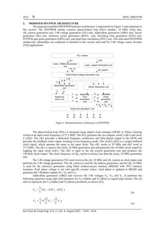 Modified digital space vector pulse width modulation realization on low-cost FPGA platform with ...