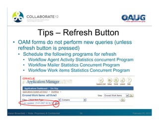Oracle workflow: use and administration. | PDF