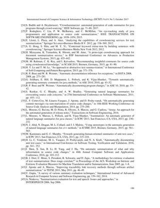 Summarization of Software Artifacts : A Review | PDF