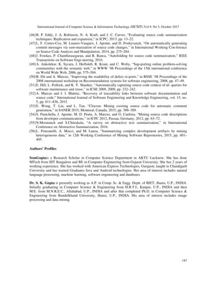 Summarization of Software Artifacts : A Review | PDF