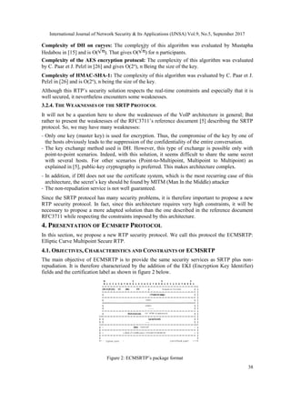 PROTOCOL SAFETY OF VOIP USING THE CRYPTOSYSTEMS BASED ON ELLIPTIC CURVE | PDF