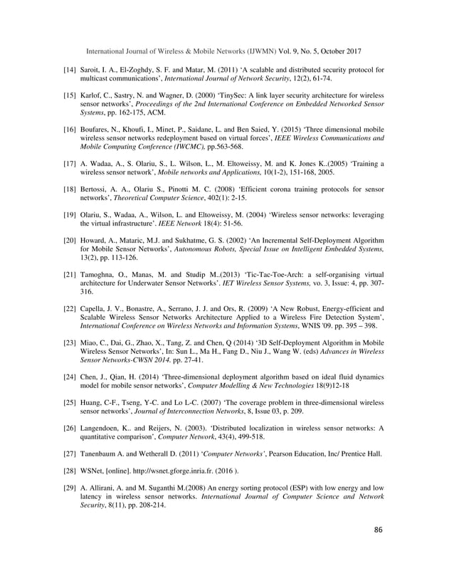 VIRTUAL ARCHITECTURE AND ENERGYEFFICIENT ROUTING PROTOCOLS FOR 3D WIRELESS SENSOR NETWORKS | PDF