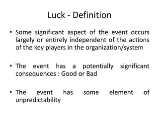 LUCK | PPTX