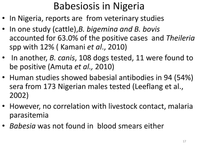 Malaria and Babesiosis co-infectionppt | PPTX | Infectious Diseases | Diseases and Conditions