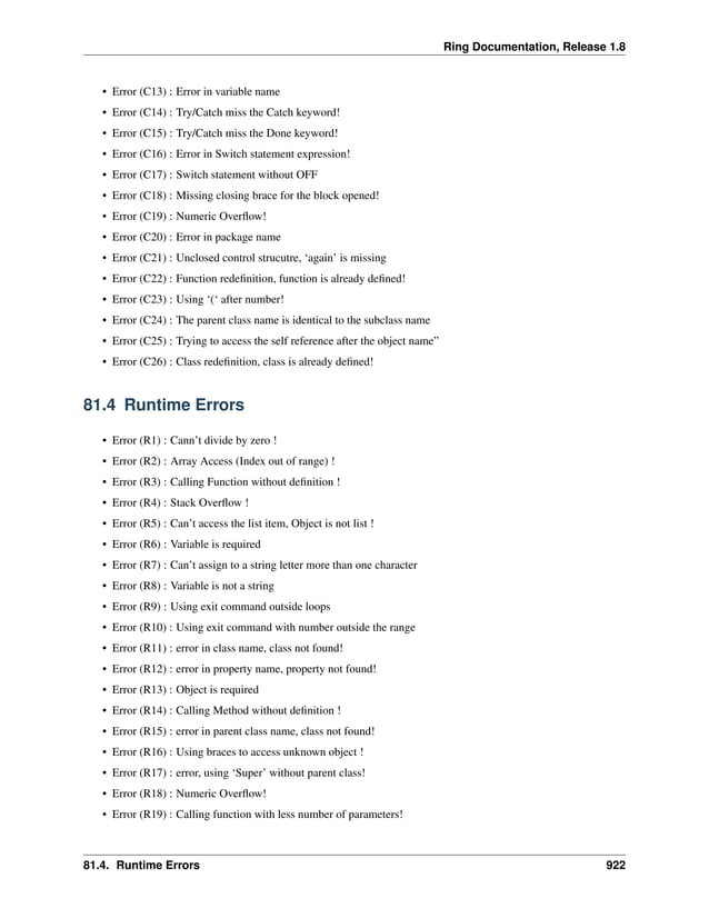 The Ring programming language version 1.8 book - Part 96 of 202 | PDF