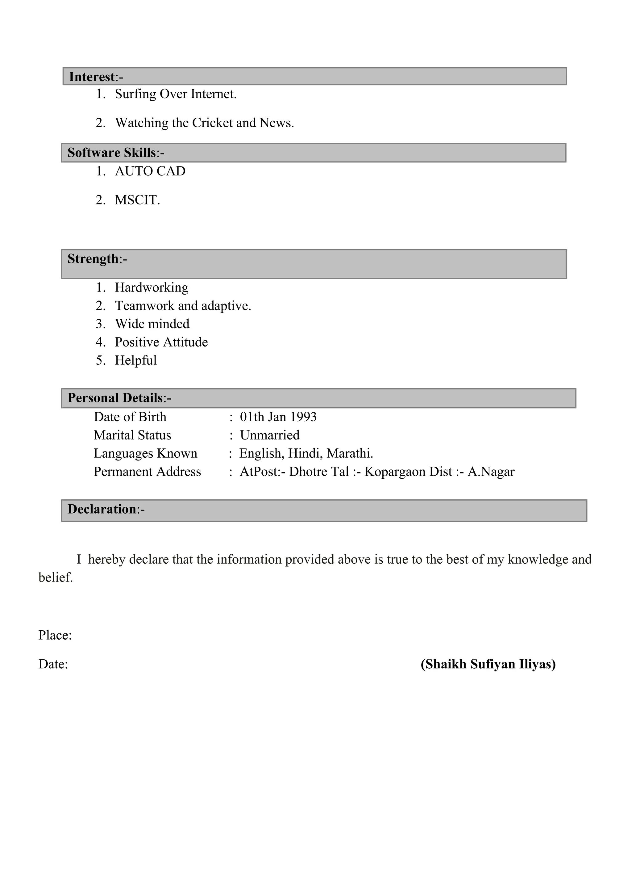 Shaikh Sufiyan | DOC