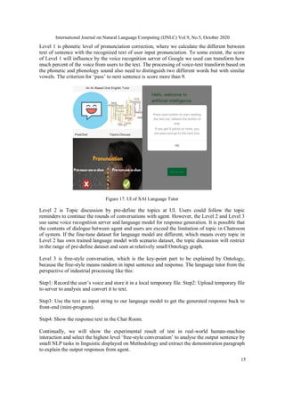 XAI LANGUAGE TUTOR - A XAI-BASED LANGUAGE LEARNING CHATBOT USING ONTOLOGY AND TRANSFER LEARNING ...