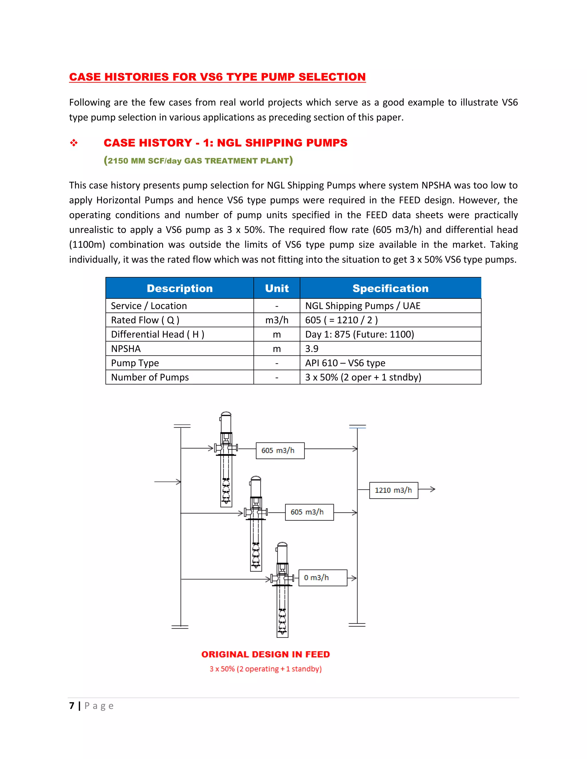LOW NPSH & CASES OF VERTICAL BARREL (VS6) TYPE PUMP SELECTION | PDF