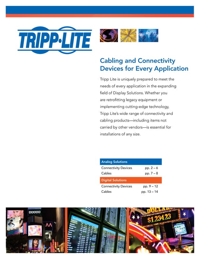 Tripp Lite Digital Signage & Display: Solutions and Installation ...