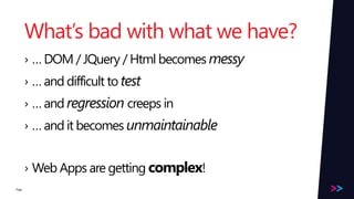 Angular – Say Goodbye to Javascript Soup | PPT