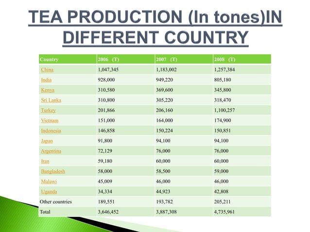95267251-Tea-Project.pdf | Commodities | Economy