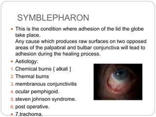 952_Lid_disorder_lecture_new.ppt | Eye and Vision Conditions | Diseases ...
