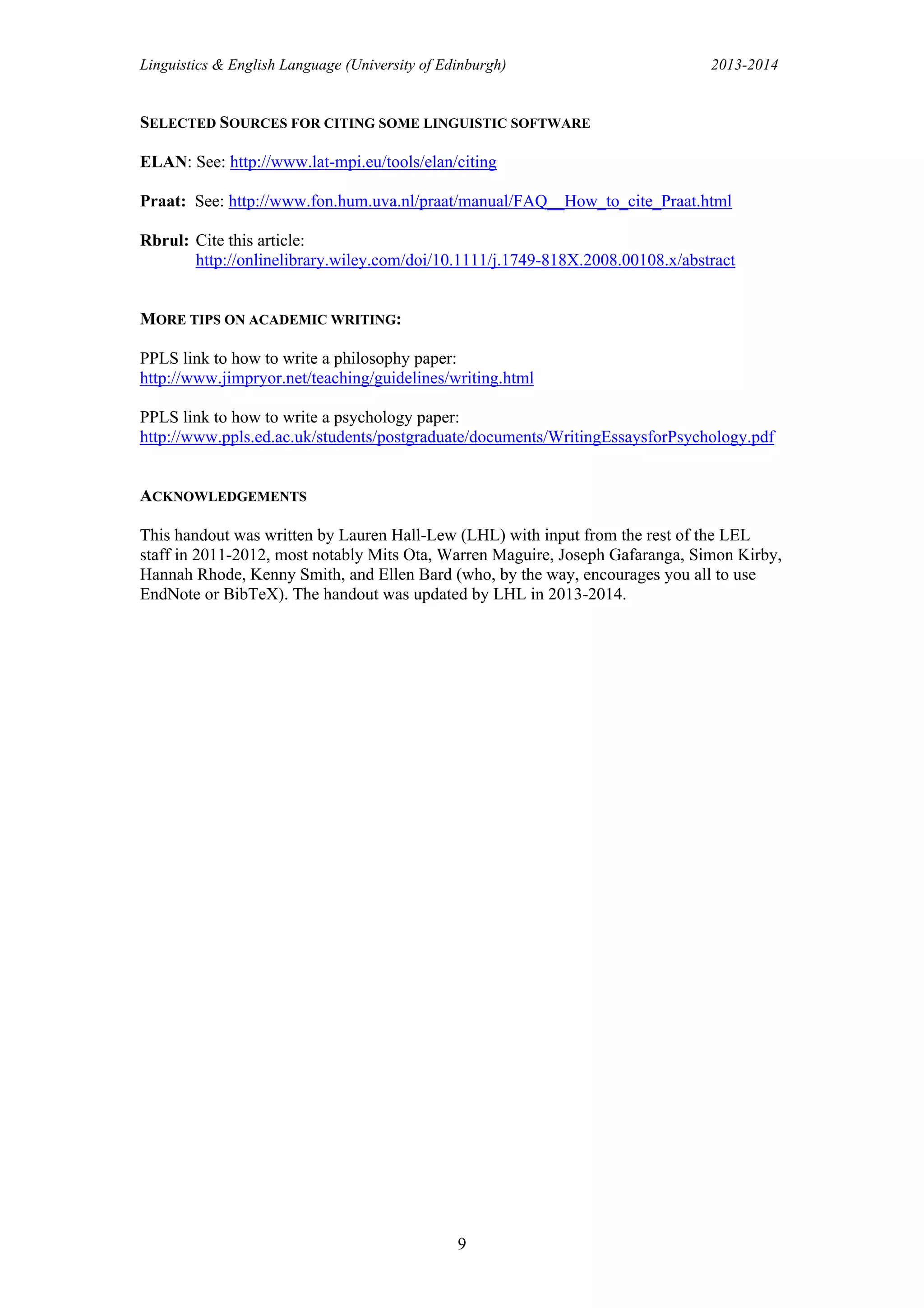 WritingGuidance | PDF