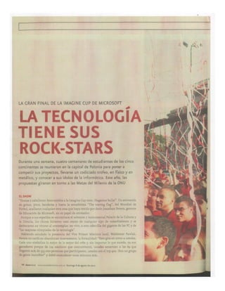 La imagine cup de microsoft | PDF