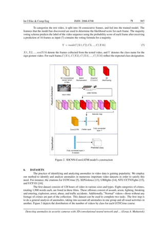 Detecting anomalies in security cameras with 3D-convolutional neural network and convolutional ...