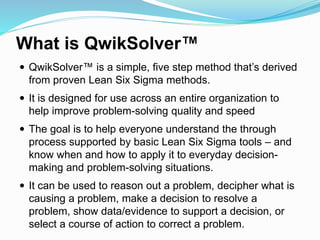 QUIKSOLVER | PPTX