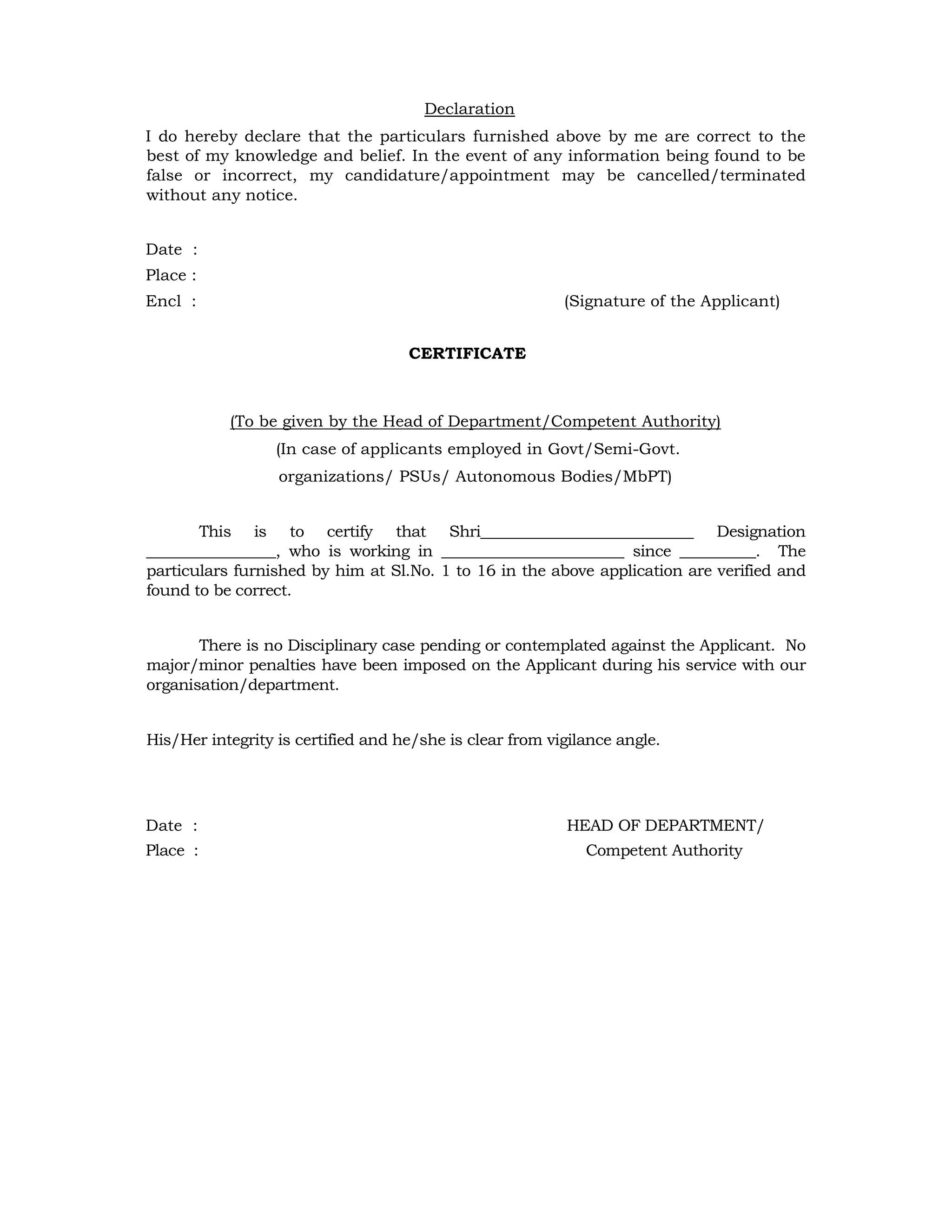 Mumbai Port Trust Notification | PDF