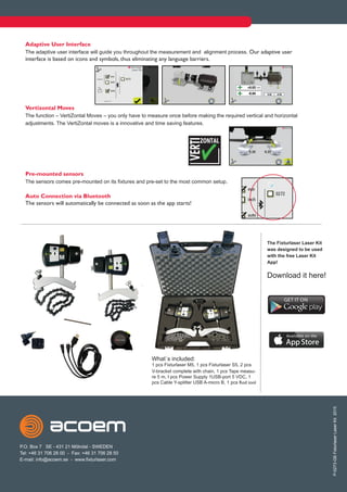 ACOEM Fixturlaser laser Kit | PDF