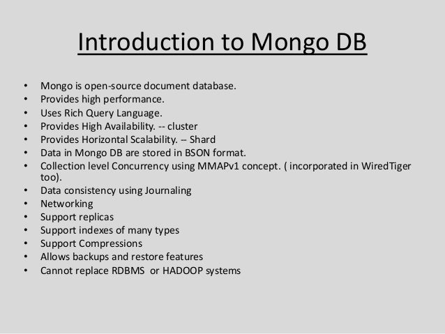 Mongo DB