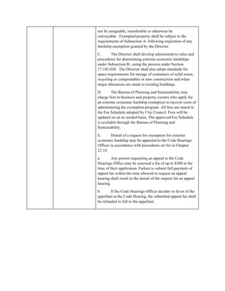 Bellevue Land Use Codes Revisions Memo | PDF