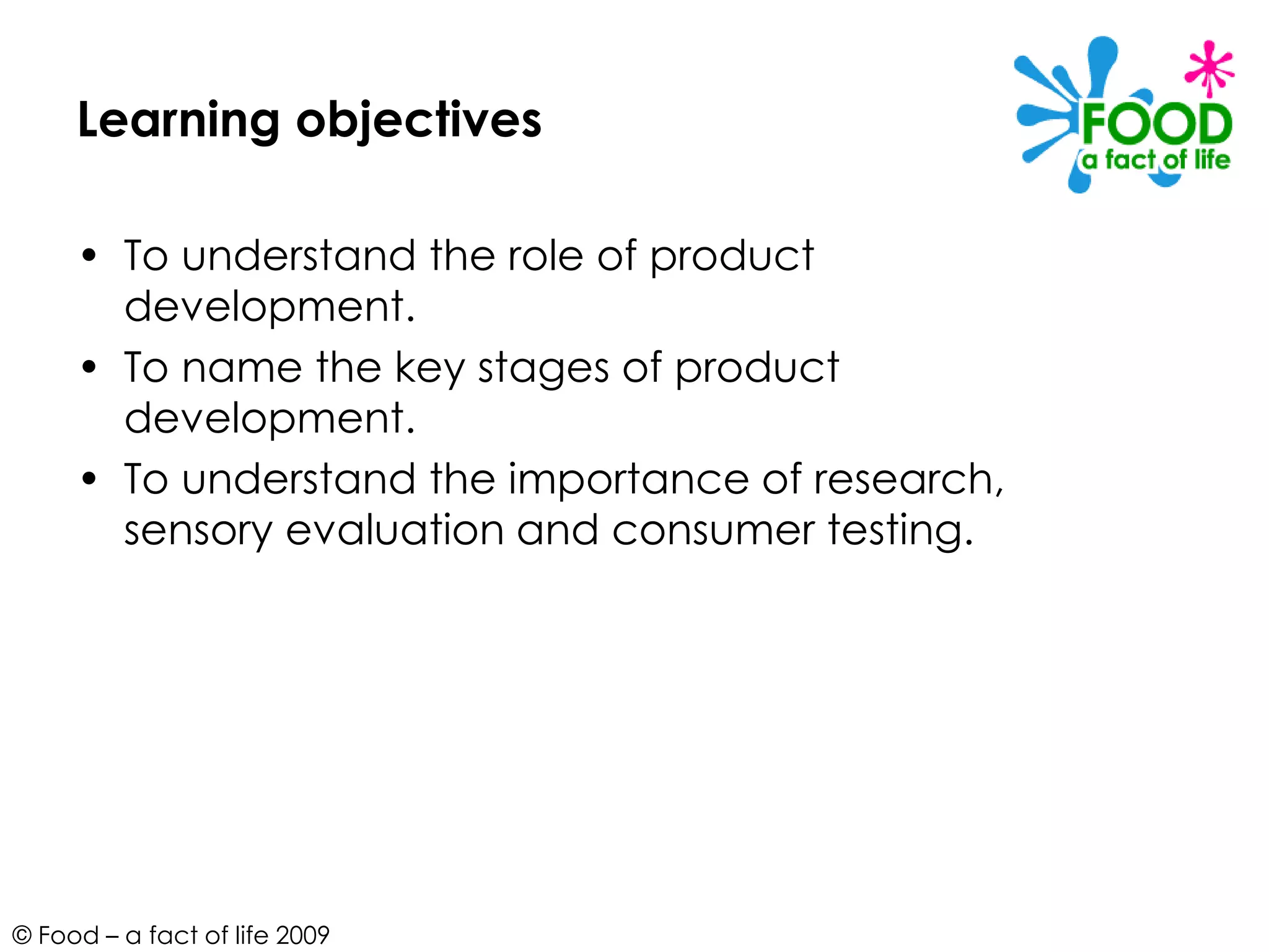 Food Product Development | PPT