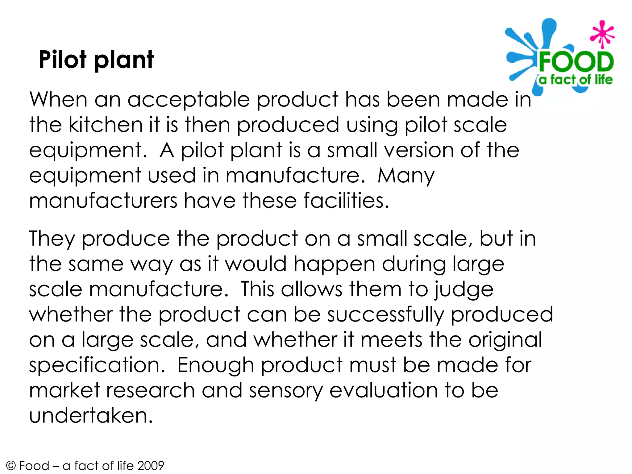 Food Product Development | PPT