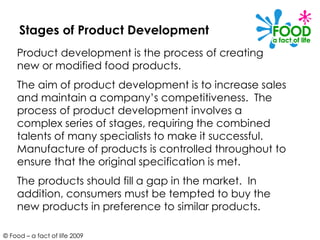 Food Product Development | PPT