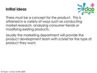 Food Product Development | PPT